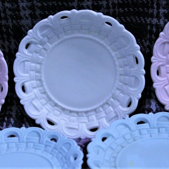 Accents | Lot Of Seven Matte Ceramic Small Saucers Sauce Dishes Lefton ...